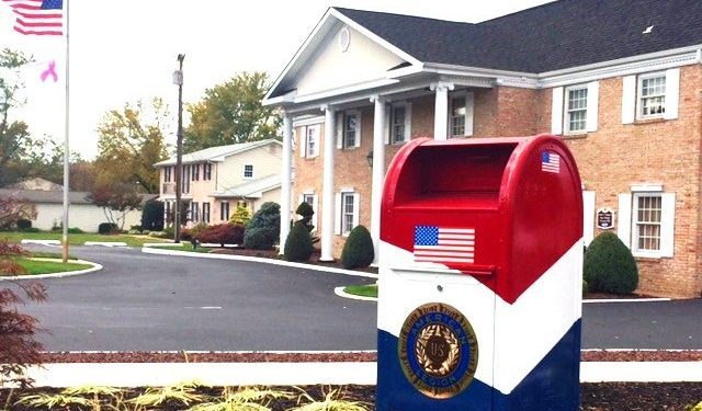 American Flag Drop Box - Egizi Funeral Home